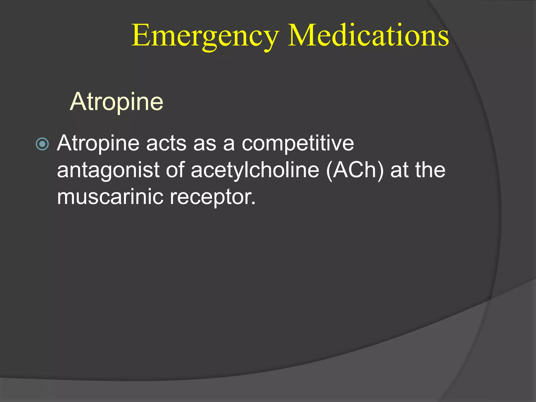 Emergency medication | PPT