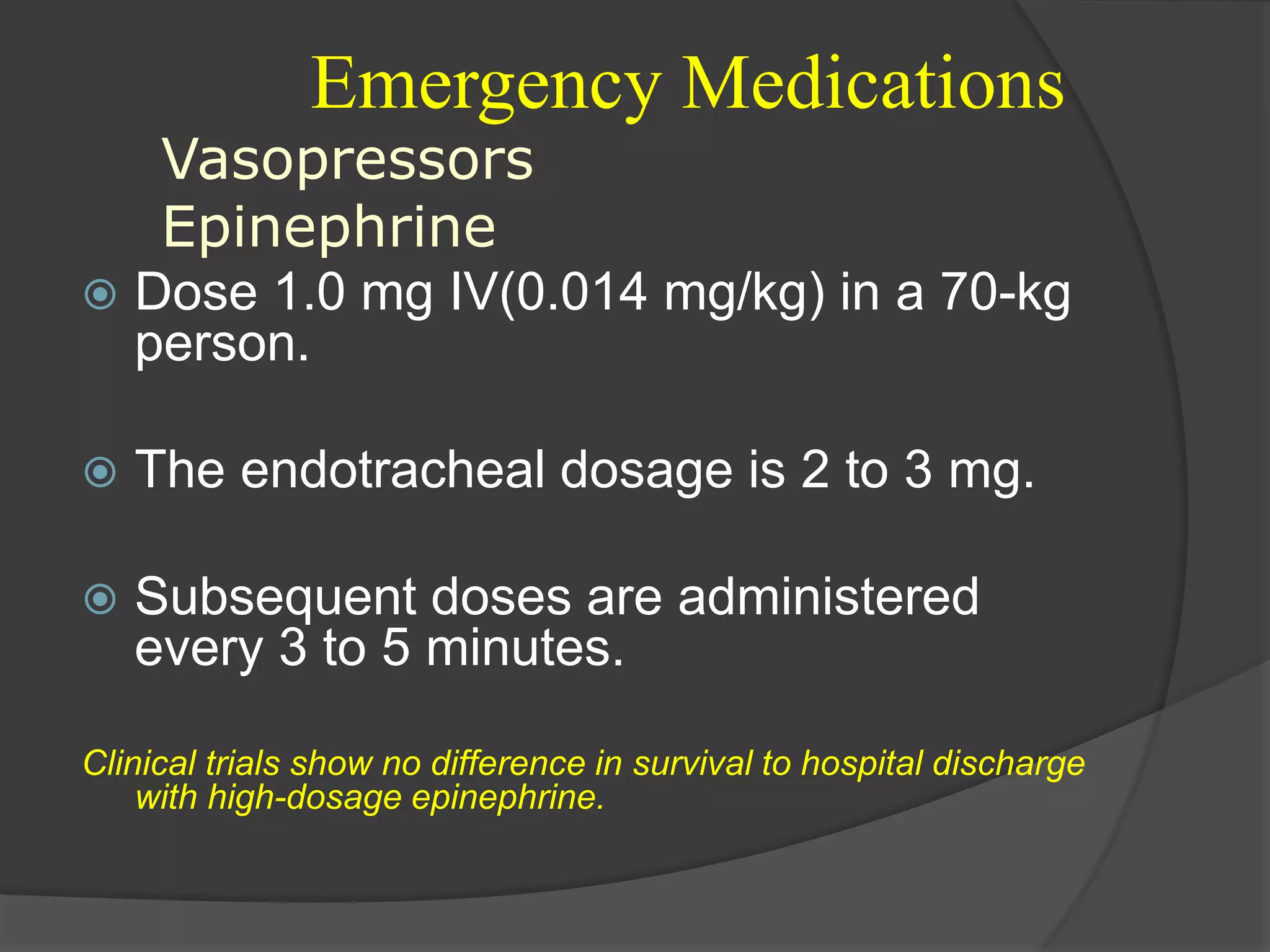Emergency medication | PPT