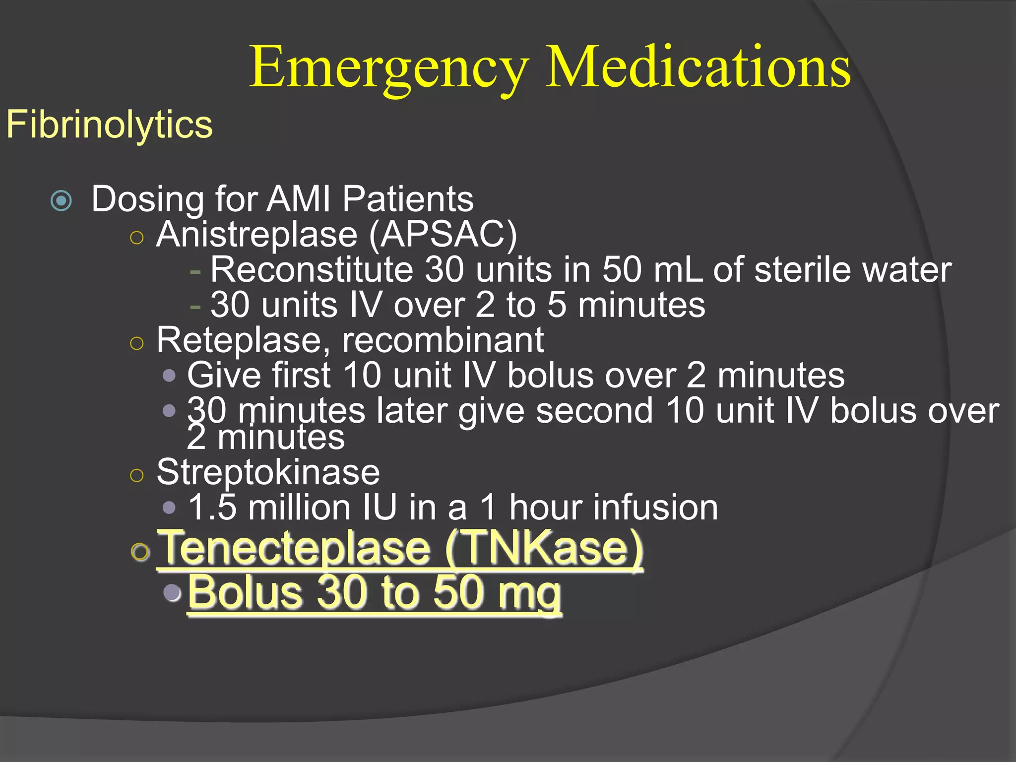 Emergency medication | PPT