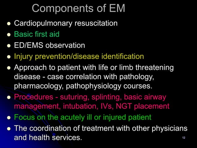 EMERGENCY MEDICINE | PPT