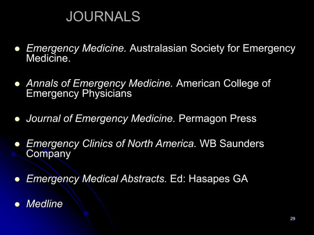 EMERGENCY MEDICINE | PPT