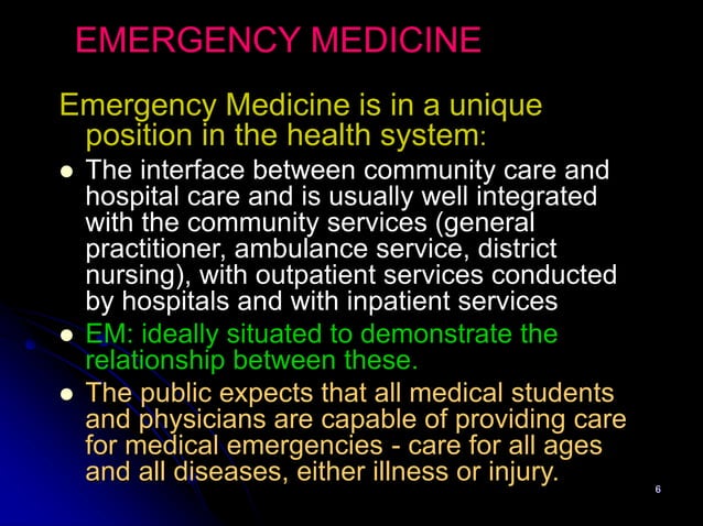 EMERGENCY MEDICINE | PPT