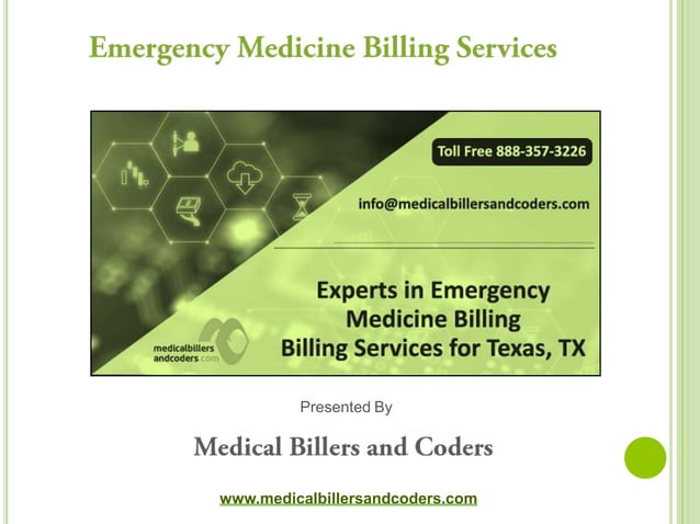 EMERGENCY MEDICINE BILLING SERVICES | PPTX | Healthcare Industry ...