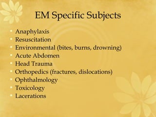 Emergency medicine board review | PPT
