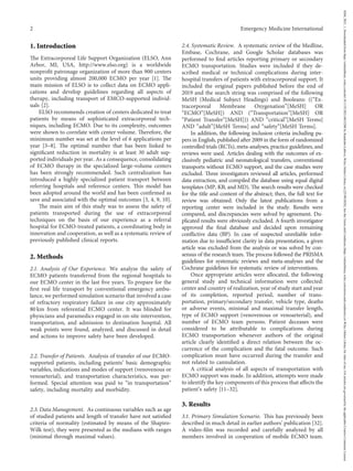 Emergency Medicine International - 2021 - Puslecki - Patient Safety during ECMO Transportation ...