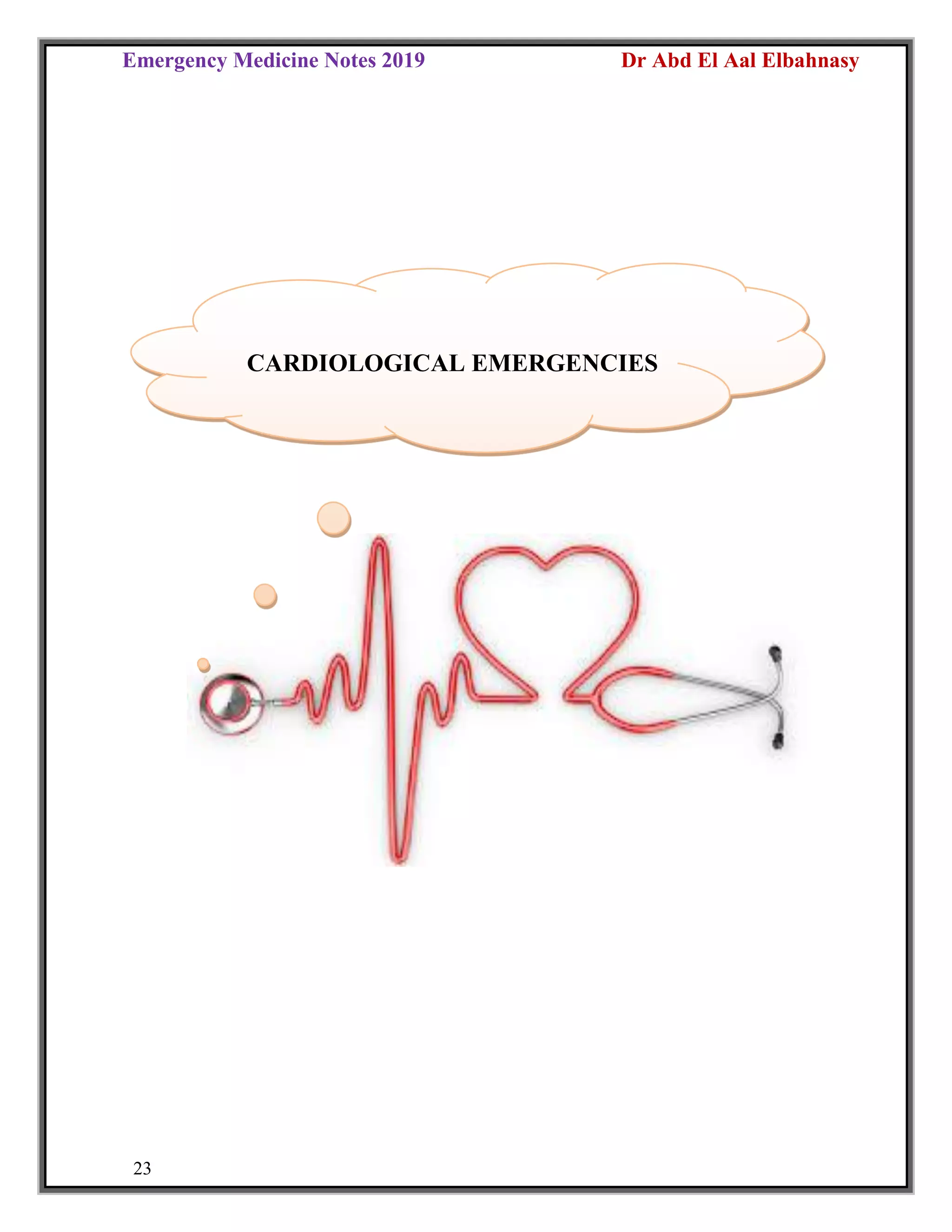 Emergency Medicine Notes 2019 | PDF