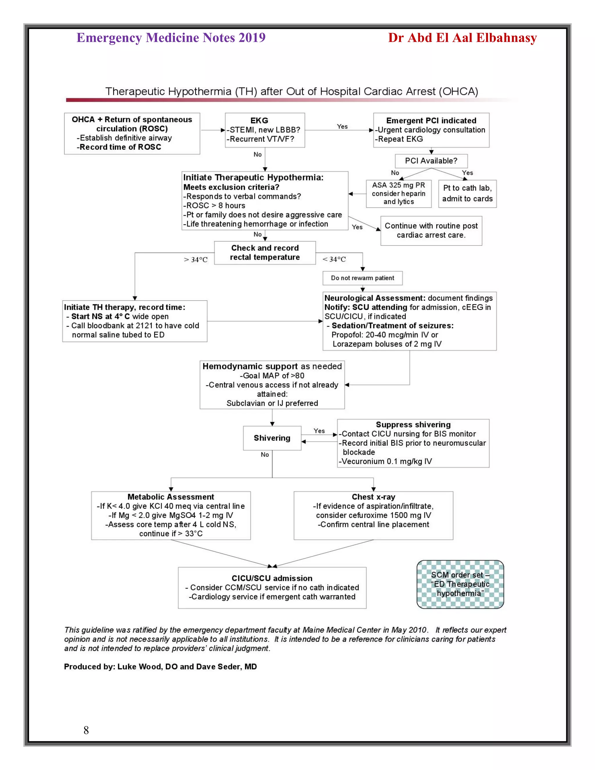 Emergency Medicine Notes 2019 | PDF