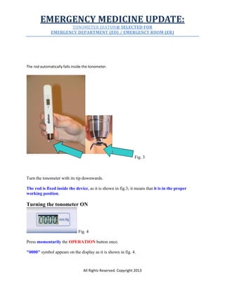 EMERGENCY MEDICINE UPDATE: TONOMETER DIATON SELECTED FOREMERGENCY ...