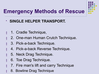 Emergency method of rescue power point Presentation | PPTX
