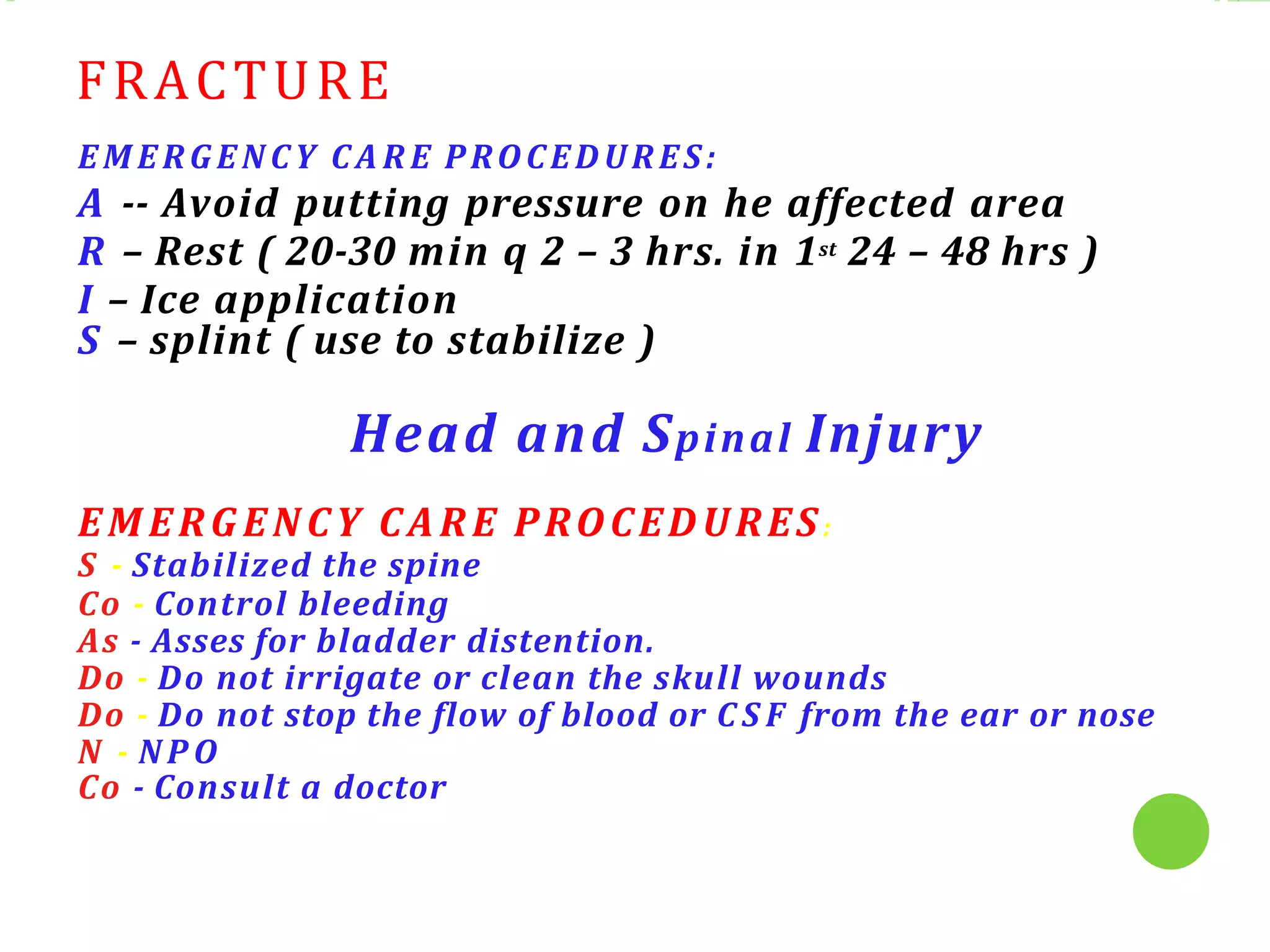 Nursing Emergency (part 2) | PPTX