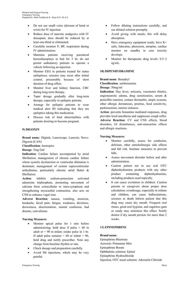 Emergency Nursing | PDF