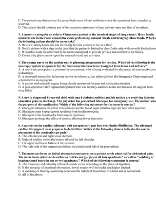 Emergency nursing questionnaires | DOCX