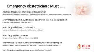 Emergency Obstetrics | PPTX