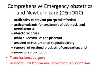 EMERGENCY OBSTETRICS AND NEONATAL CARE .pptx