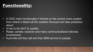 Disaster management Emergency operation center | PPTX