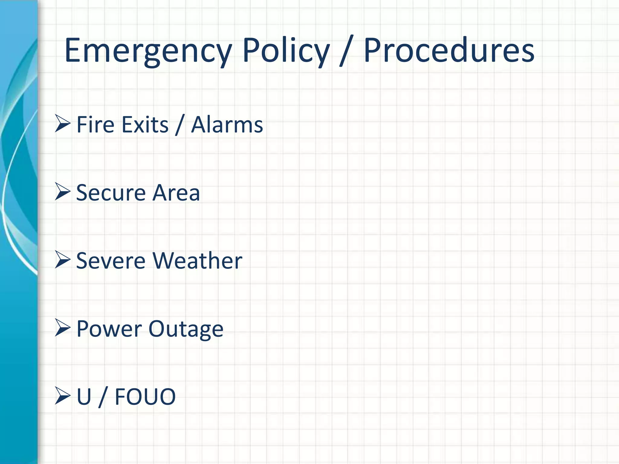 Emergency operations center basic training | PPTX