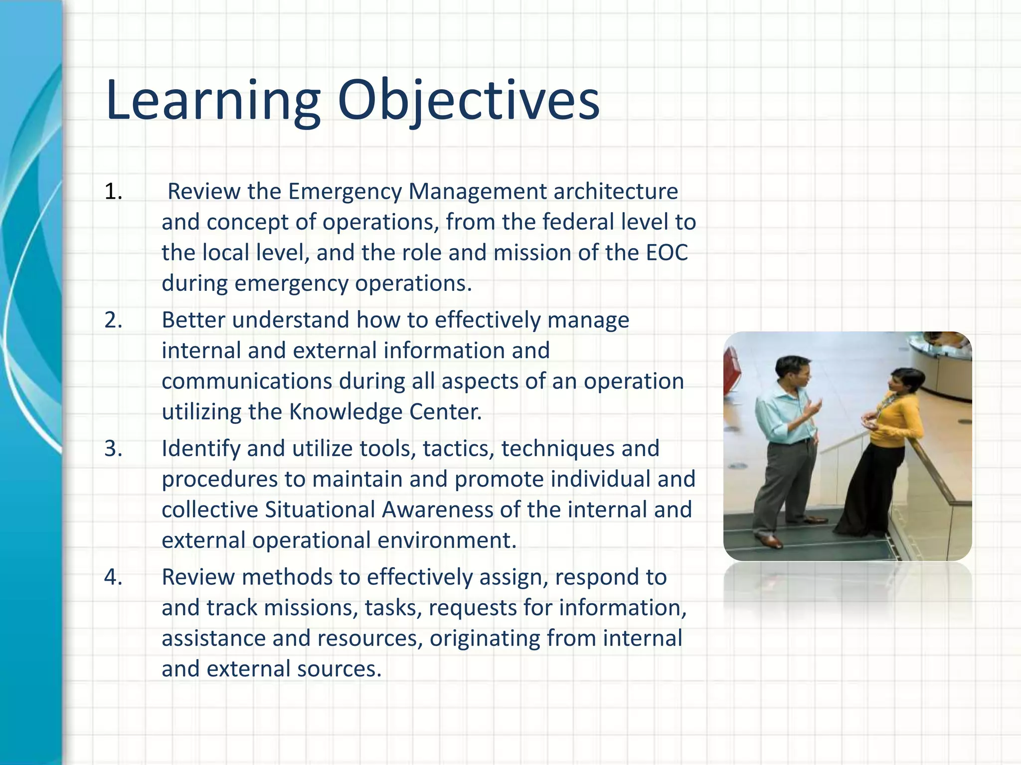 Emergency operations center basic training | PPTX