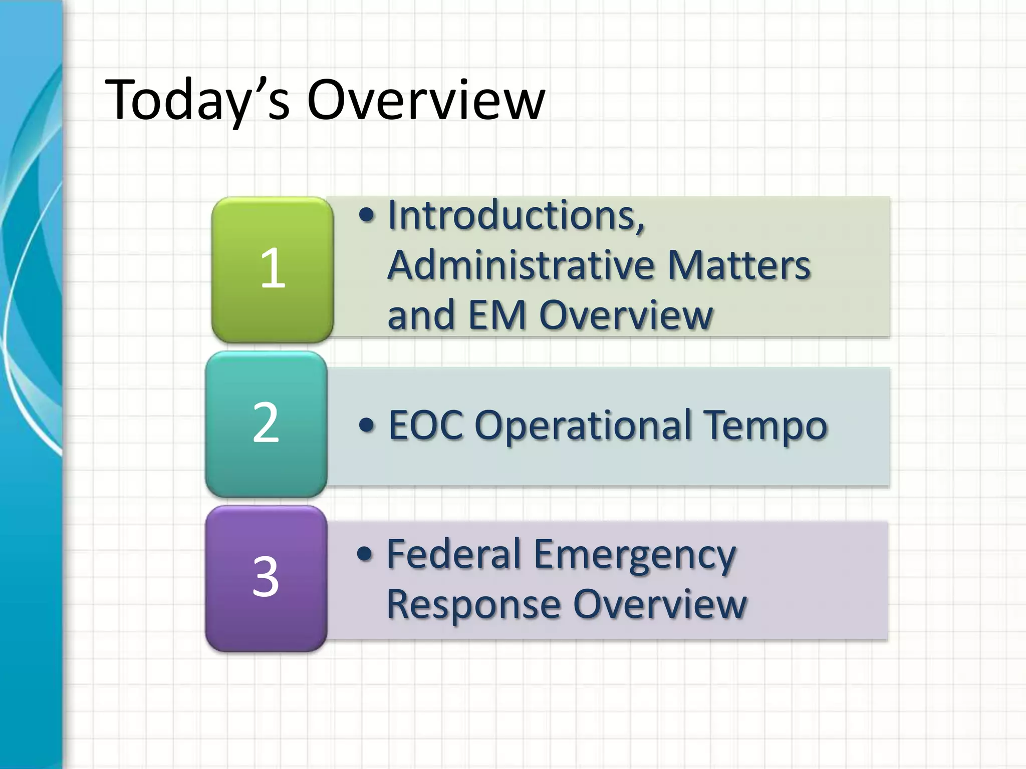 Emergency operations center basic training | PPTX