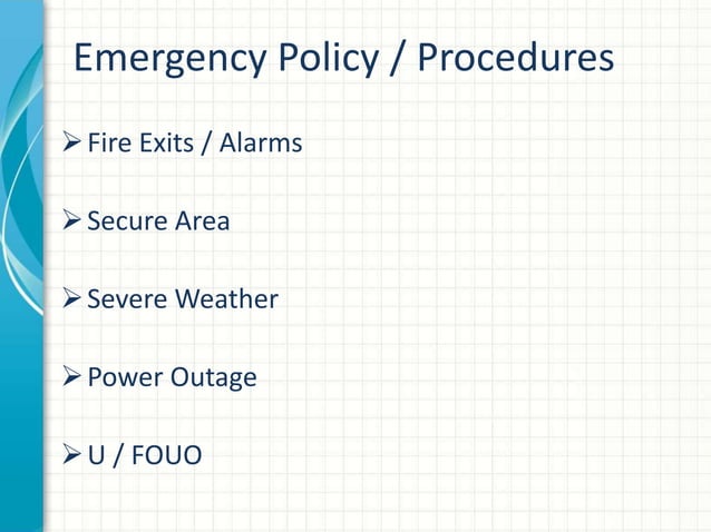 Emergency operations center basic training | PPTX