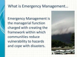 Emergency operations center basic training | PPTX