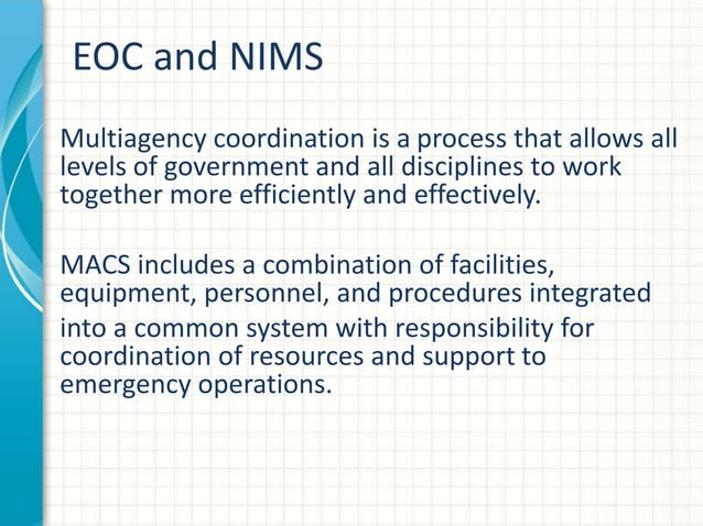 Emergency operations center basic training | PPTX