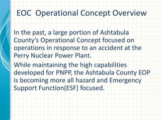 Emergency operations center basic training | PPTX