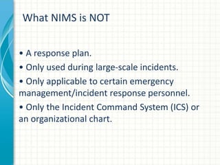Emergency operations center basic training | PPTX
