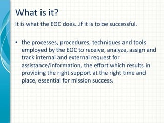 Emergency operations center basic training | PPTX