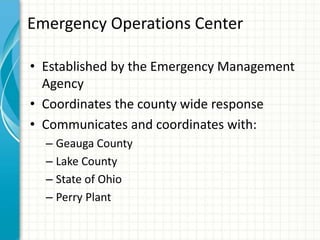 Emergency operations center basic training | PPTX