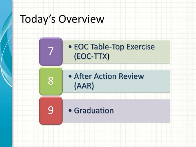 Emergency operations center basic training | PPTX
