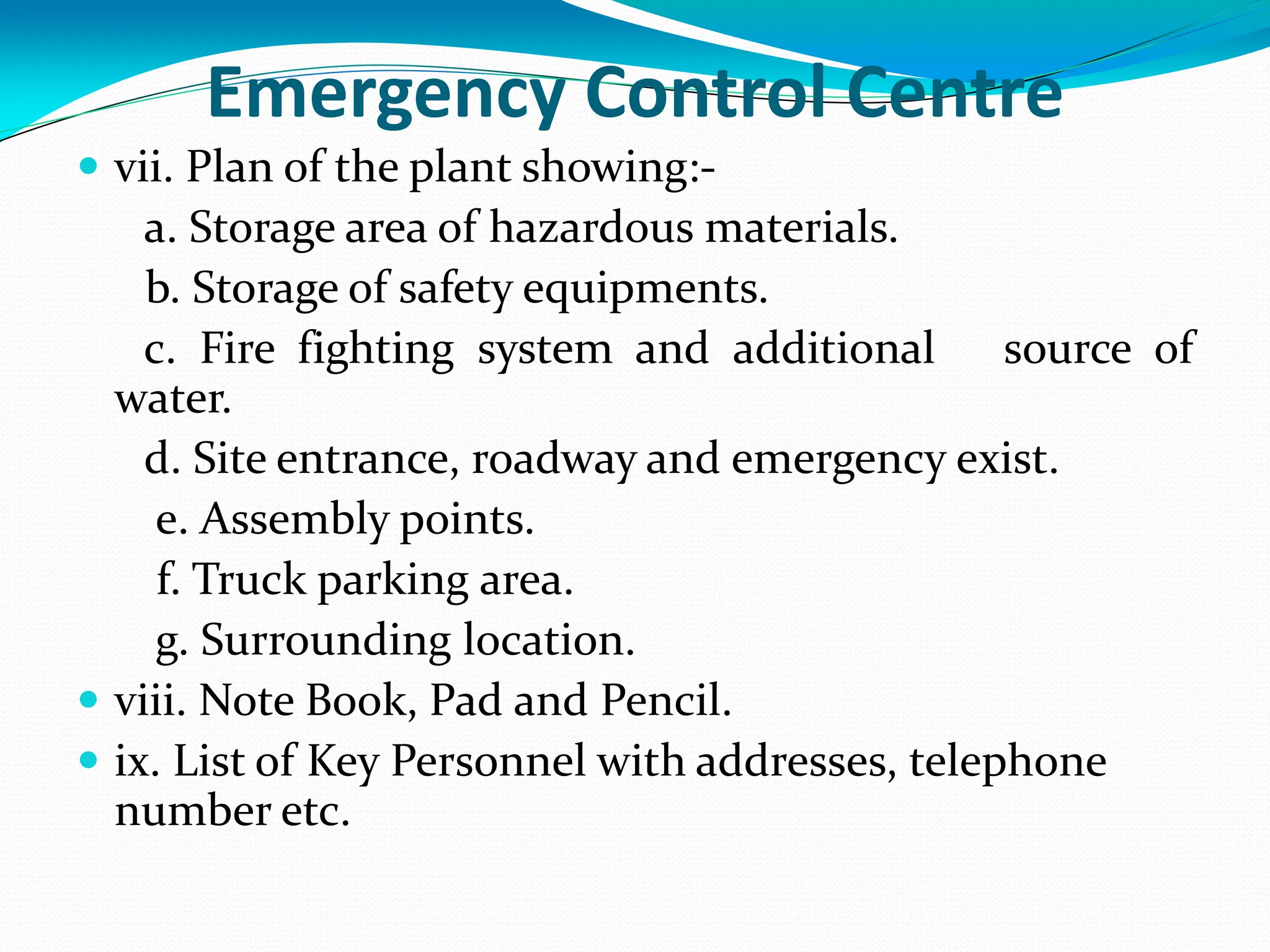 EmergencyPlan-On-SiteAndOff-Site plan for secure | PDF