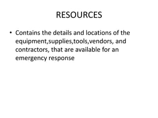 Emergency planning | PPTX