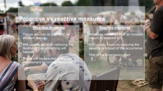 Emergency planning for events | PPTX