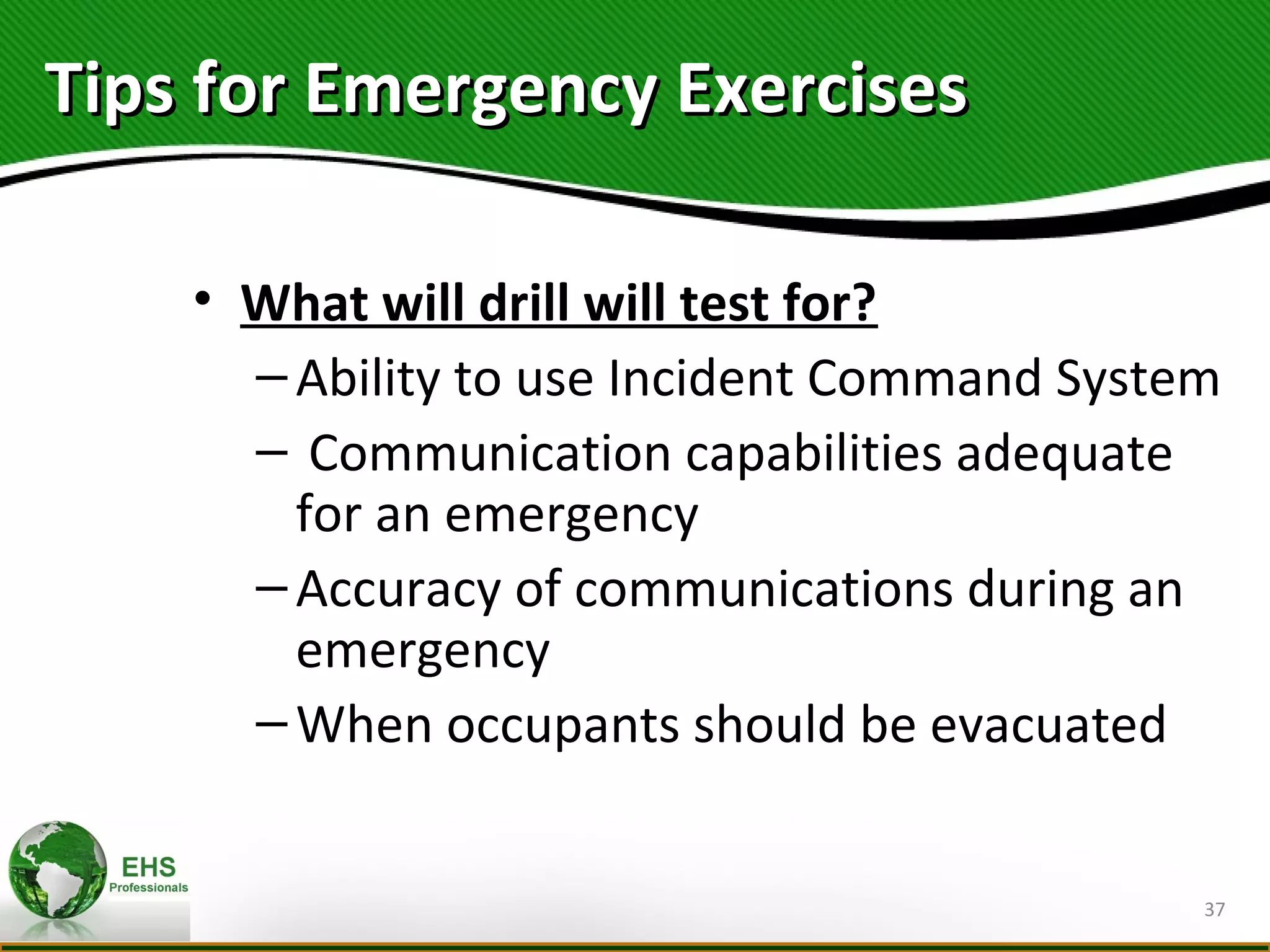Emergency Planning Safety | PPT