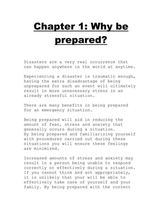 Emergency preparation | PDF