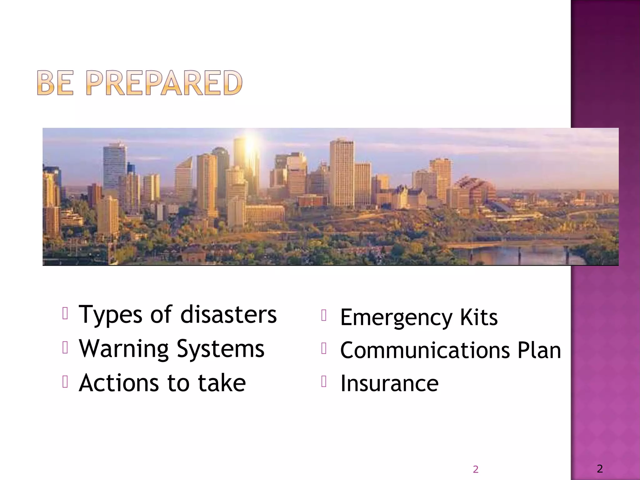 Emergency preparedness | PPT