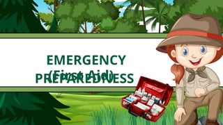 Emergency Preparedness (First Aid) This includes simple bandaging using ...