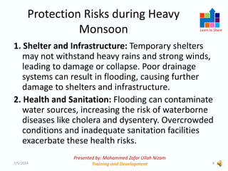 Emergency response preparedness for Monsoon in humanitarian response. | PPT