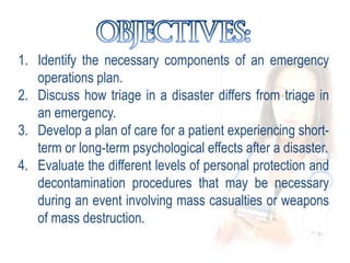Nursing Emergency and Disaster Preparedness | PDF