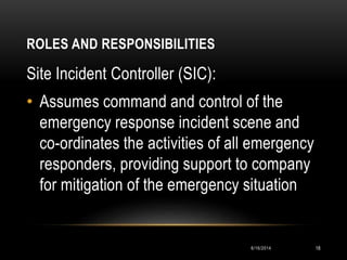 Establish the effective Emergency preparedness response | PPTX