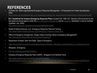 Establish the effective Emergency preparedness response | PPTX