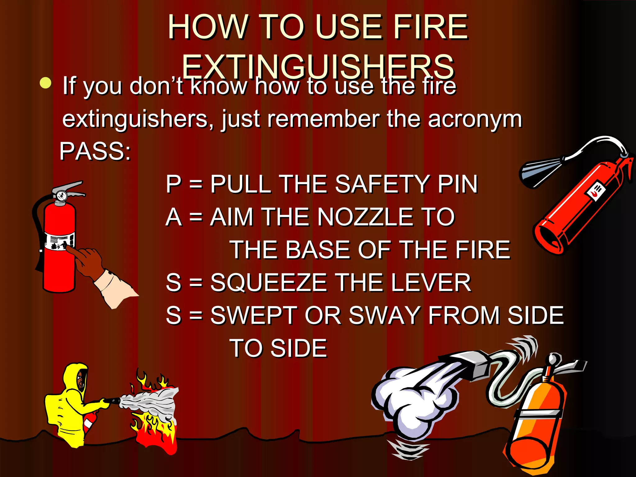 Emergency procedure during fire revised | PPT