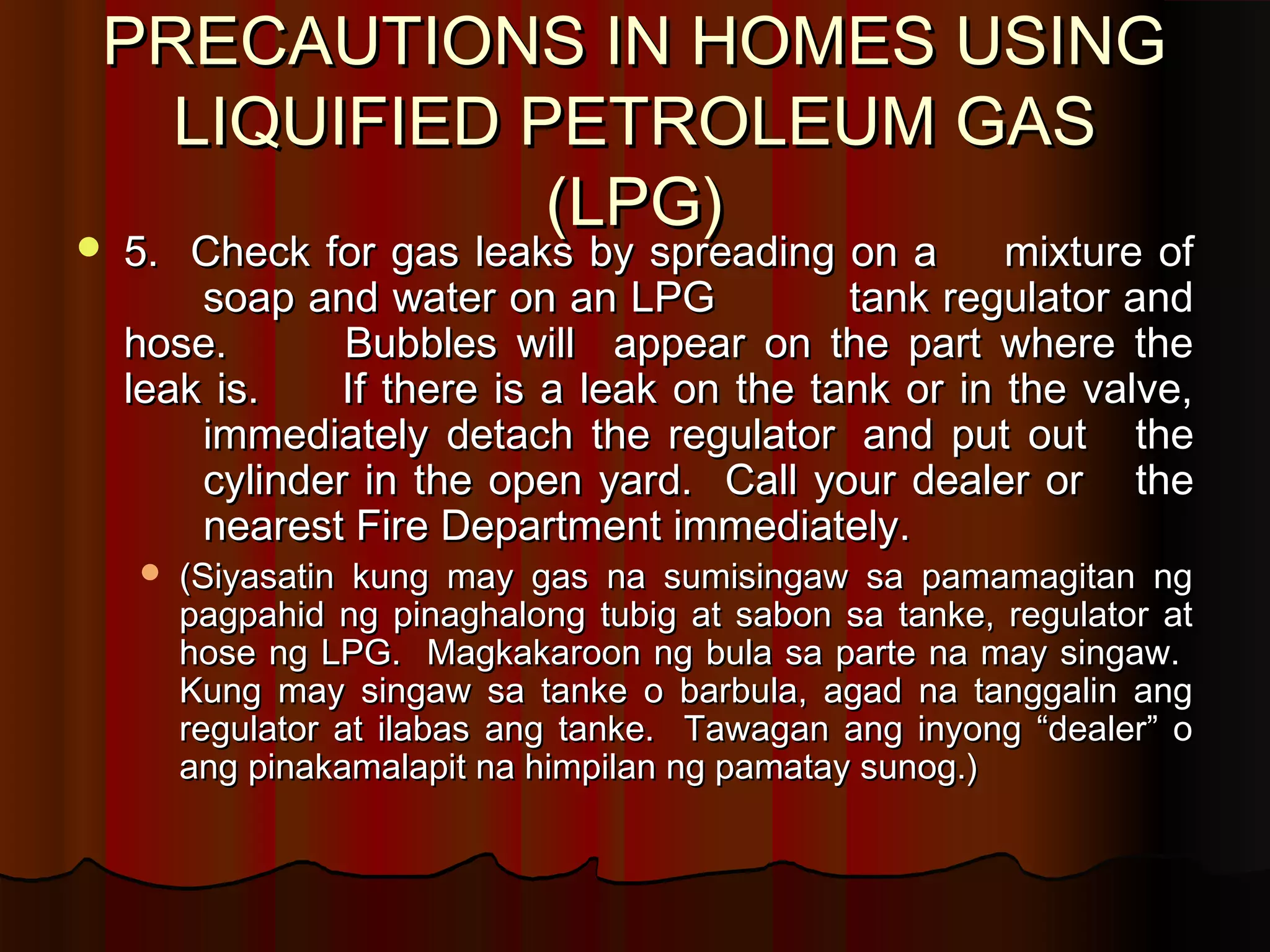 Emergency procedure during fire revised | PPT