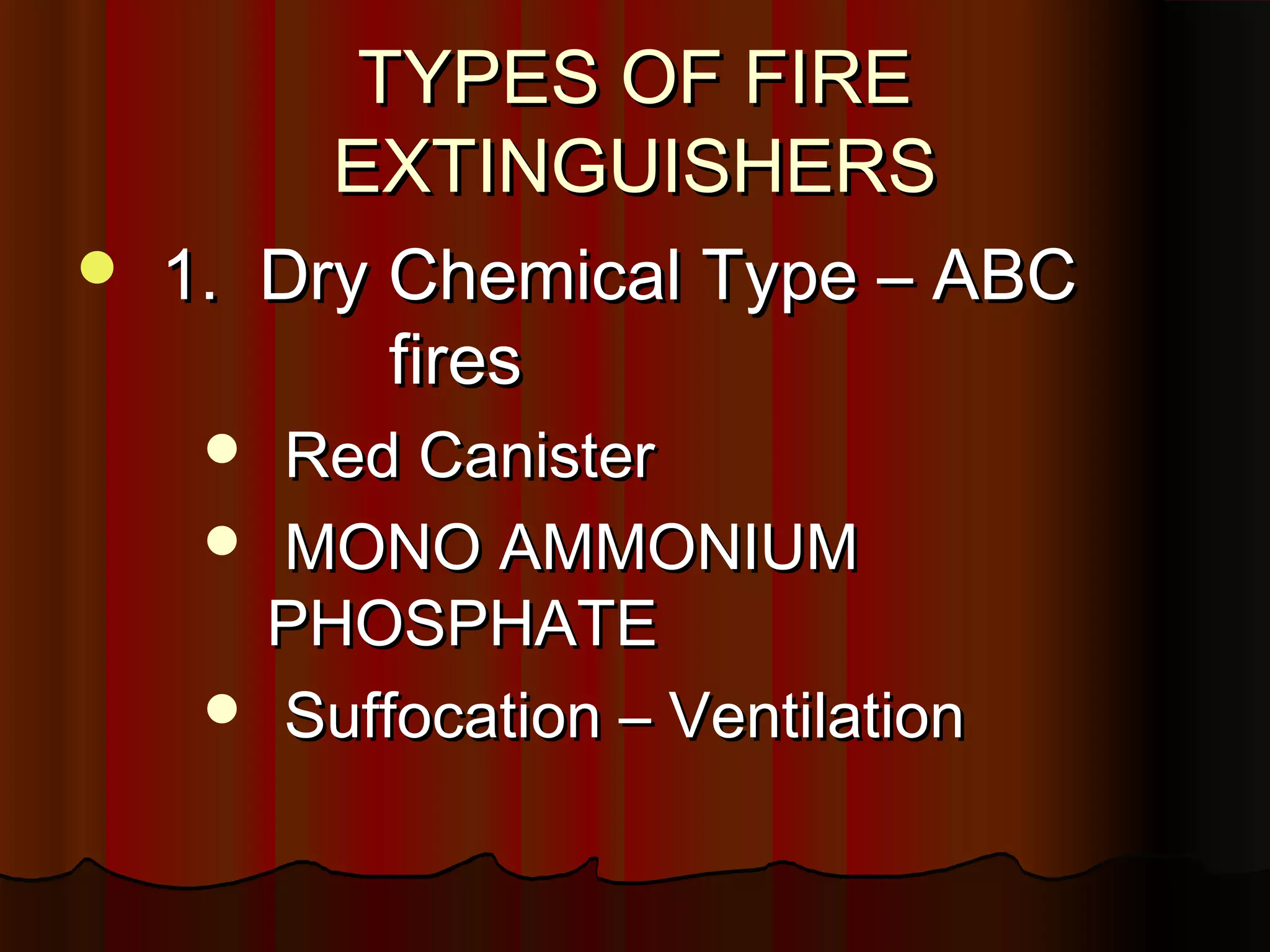 Emergency procedure during fire revised | PPT