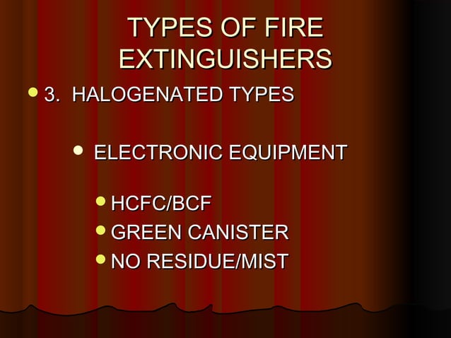 Emergency procedure during fire revised | PPT