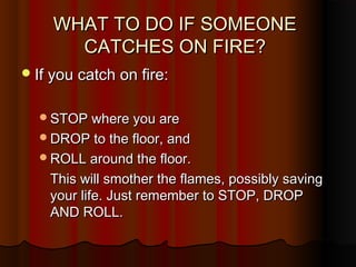 Emergency procedure during fire revised | PPT