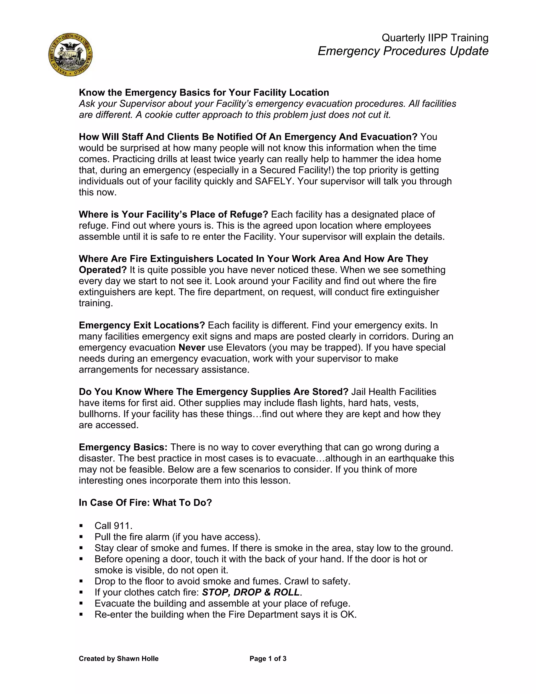 Emergency Procedures | PDF | First Aid | Injuries