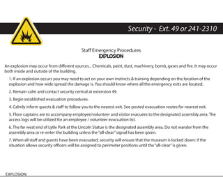 Emergency Procedures Flip Book | PDF