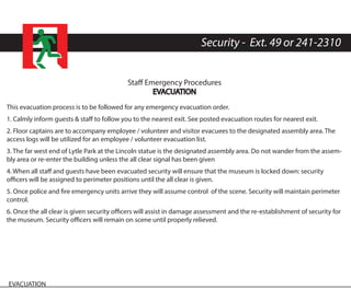 Emergency Procedures Flip Book | PDF