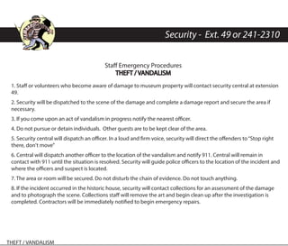 Emergency Procedures Flip Book | PDF